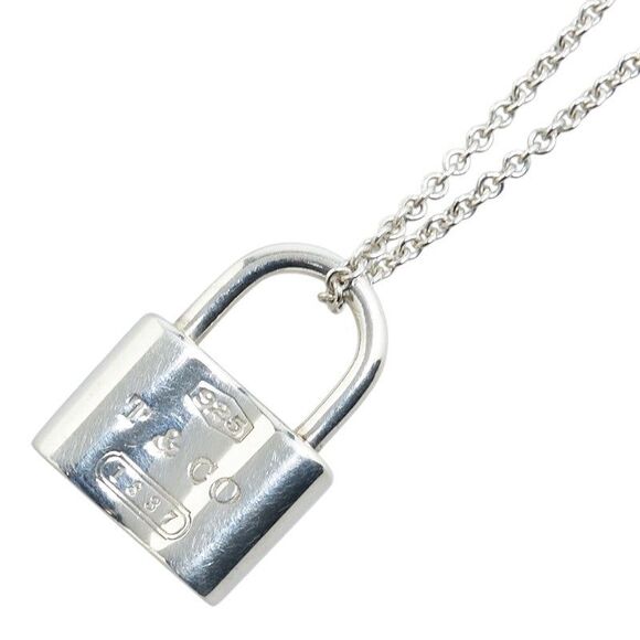 Tiffany & Co. | Jewelry | Tiffany Co Sv925 Lock Necklace | Poshmark